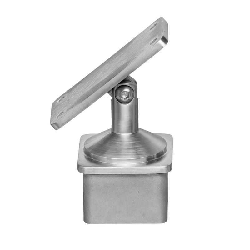 Stainless Square Adjustable Flat Post Cap