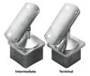 Stainless Square Adjustable Radius Post Cap