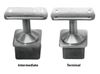 Stainless Square Fixed Radius Post Cap
