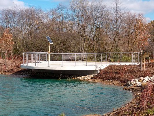 Stainless Steel Round Cable Railing - Columbus, MI