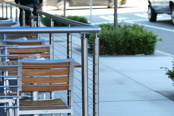Stainless Steel Round Cable Railing - Seattle, WA