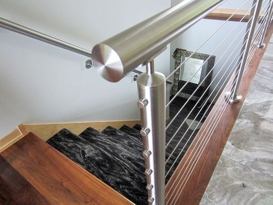 Stainless Steel Round Cable Railing - Shoreview, MN