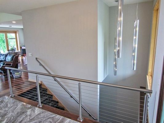 Stainless Steel Round Cable Railing - Shoreview, MN
