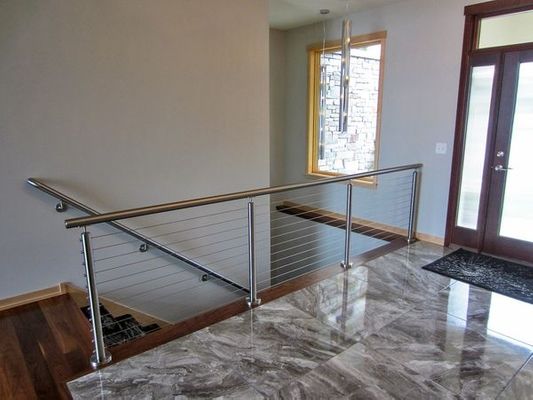 Stainless Steel Round Cable Railing - Shoreview, MN