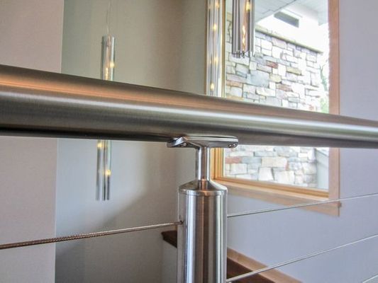 Stainless Steel Round Cable Railing - Shoreview, MN
