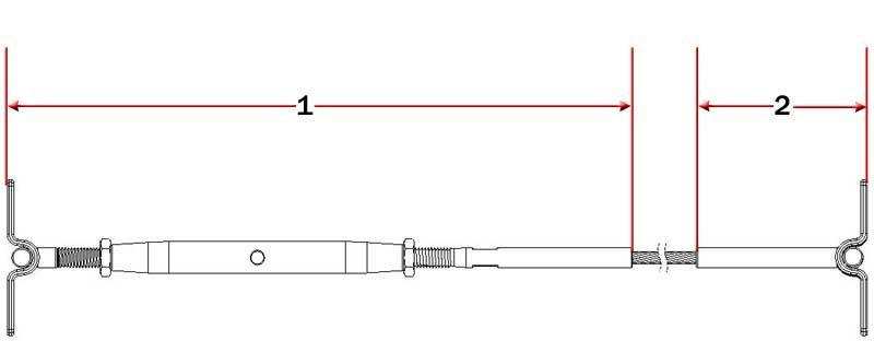 Cable Railing Systems Surface Mount Toggle End