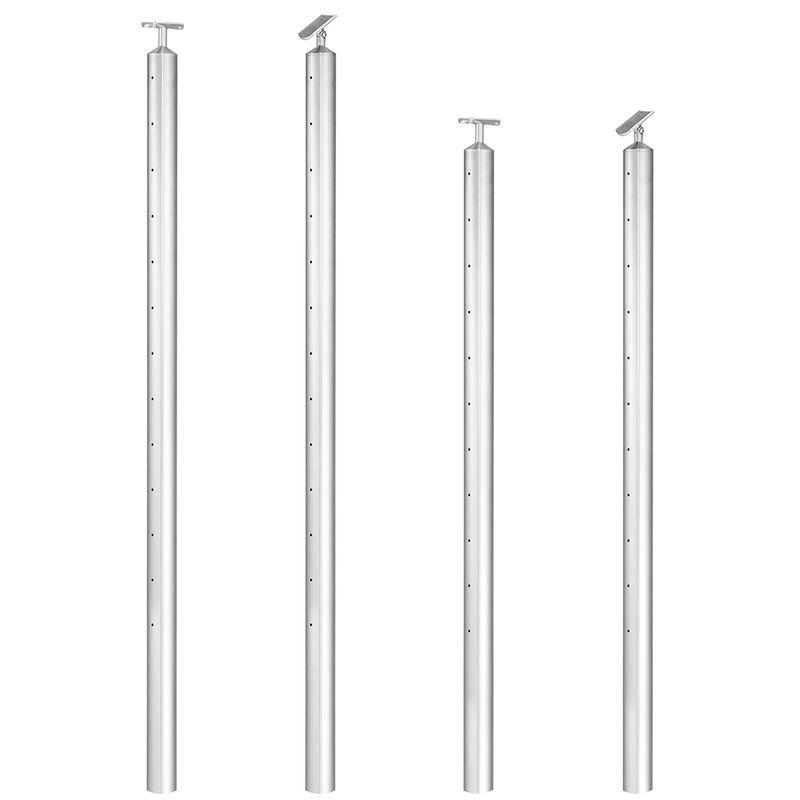 Welded Stainless Steel Cable Railing Posts - Kauai