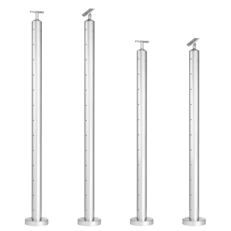 Welded Stainless Steel Cable Railing Posts - Maui