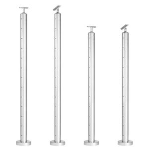 Welded Stainless Steel Cable Railing Posts - Maui