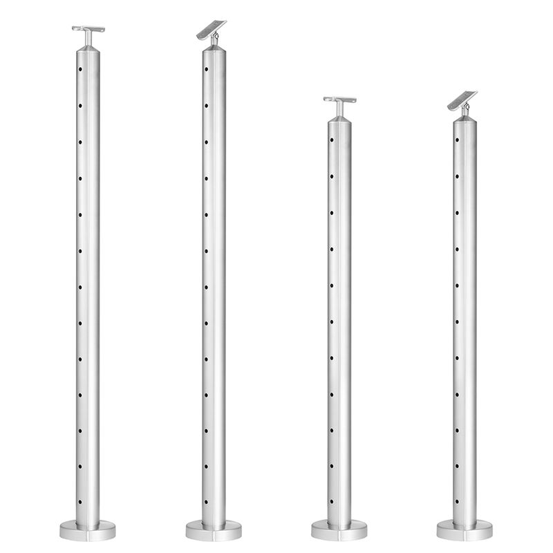 Welded Stainless Steel Cable Railing Posts - Maui