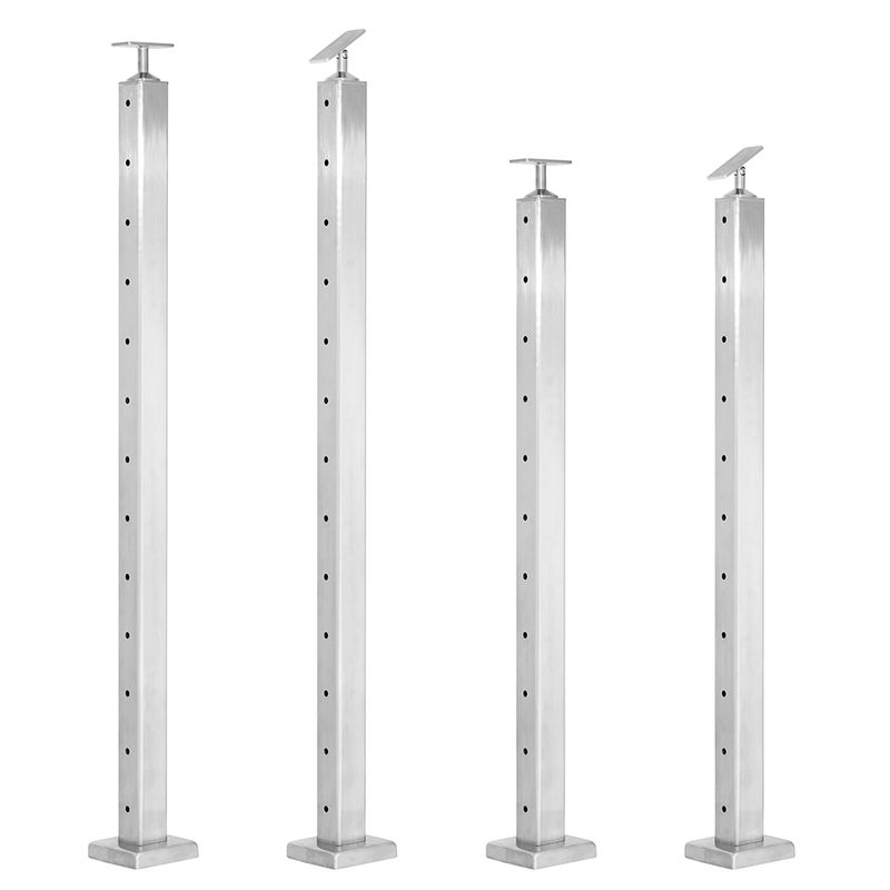 Welded Stainless Steel Cable Railing Posts - St. John