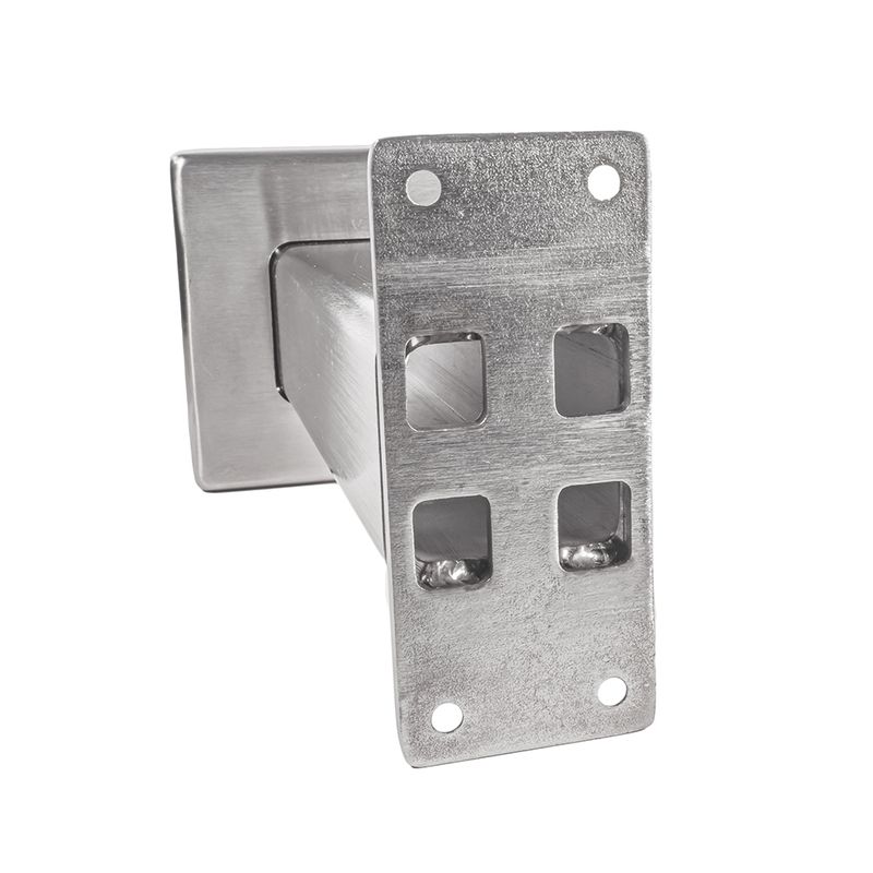 Welded 2507 Stainless Square Railing Posts - St. Martin