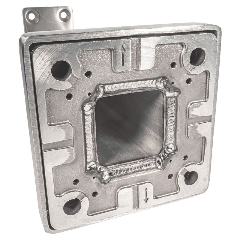 Welded 2507 Stainless Square Railing Posts - St. Martin