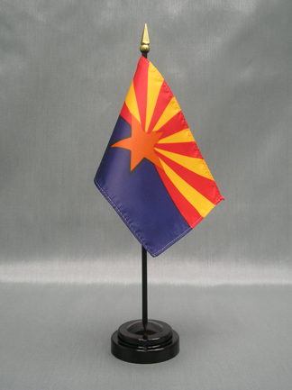 Miniature flags, miniature Arizona flag, Arizona desk flag, Arizona ...