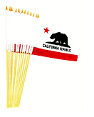 Miniature flags, miniature California flag, California desk flag ...