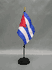 Cuba small mini 4"x6" stick flags, Cuban 4x6 miniature desk & table ...