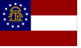 Miniature flags, miniature Georgia flag, Georgia desk flag, Georgia ...