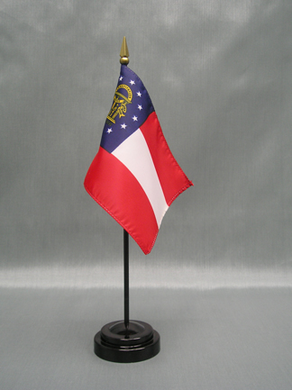 Miniature flags, miniature Georgia flag, Georgia desk flag, Georgia ...
