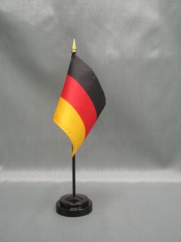 Germany small mini little 4"x6" stick flags, German 4x6 miniature desk ...