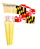 Miniature flags, miniature Maryland flag, Maryland desk flag, Maryland ...