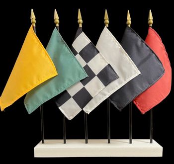 Miniature Racing Flag Set - Miniature Racing Flags