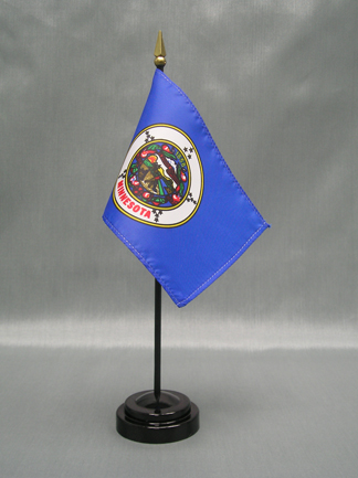 Miniature flags, miniature Minnesota flag, Minnesota desk flag ...