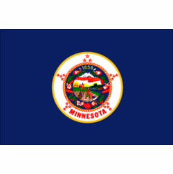 Minnesota |Miniature Flag | Small State Flags for Display & Patriotic ...