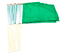 12" x 18" Solid Green Stick Flags - 12" x 18" Military, Solid Color and ...