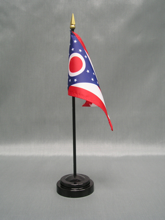 Miniature flags, miniature Ohio flag, Ohio desk flag, Ohio stick flags ...