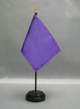 Purple Miniature Flags - Nylon - Miniature Solid Color Flags