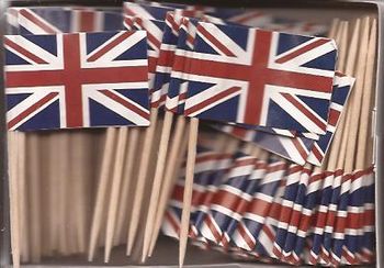 United Kingdom toothpick flags, British flag toothpicks and party ...