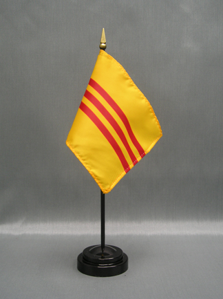 South Vietnam small little mini 4"x 6" stick flags, South Vietnamese ...