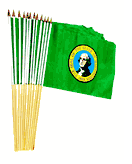 Miniature flags, miniature Washington flag, Washington desk flag ...