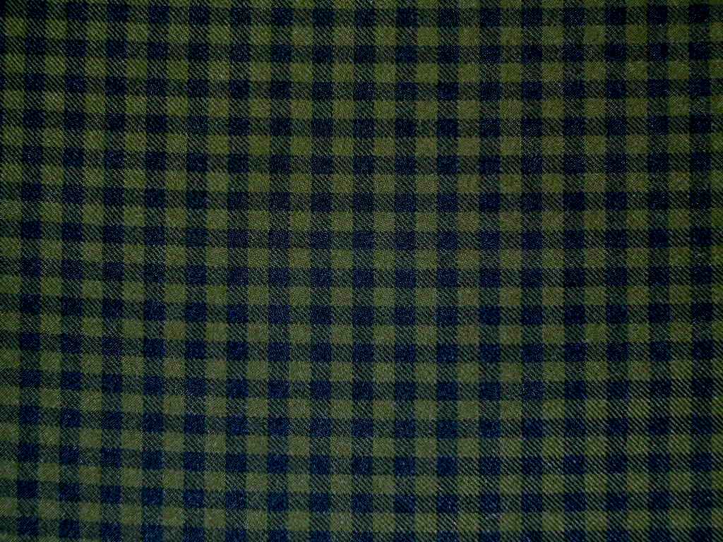 Green & Navy Blue Traditional Check