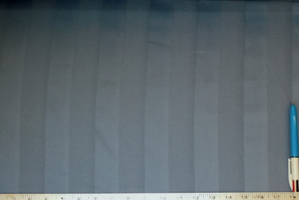 Striped Decorator Fabric in Periwinkle