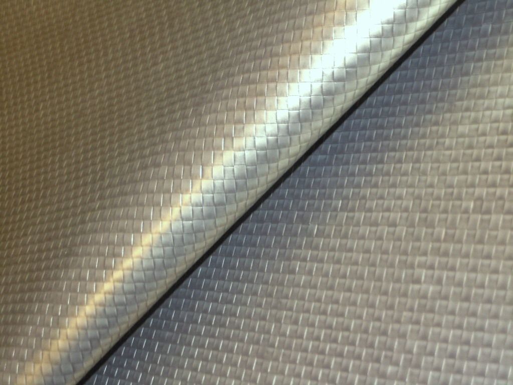 Vinyl Silver Basketweave