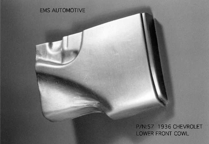 1936 Chevrolet Lower Front Cowl Panel