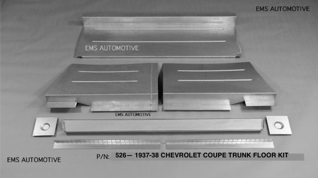 1937-38 CHEVROLET COUPE TRUNK FLOOR
