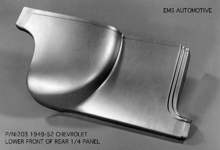 1949-52 Chevrolet Lower Front Quarter Panels