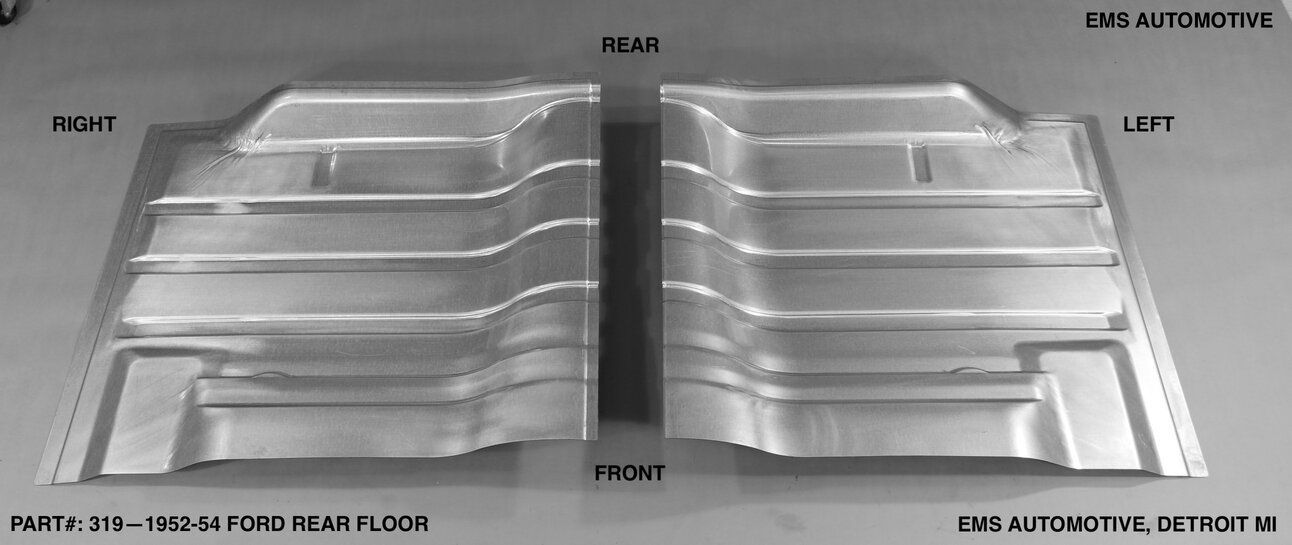 NEW PRODUCT RELEASE 1952-54 FORD & MERCURY REAR FLOOR PANS