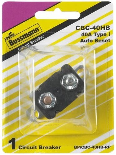 Bussmann BP/CBC-40HB-RP Type I Stud-Mount 40 Amp Automatic Circuit ...
