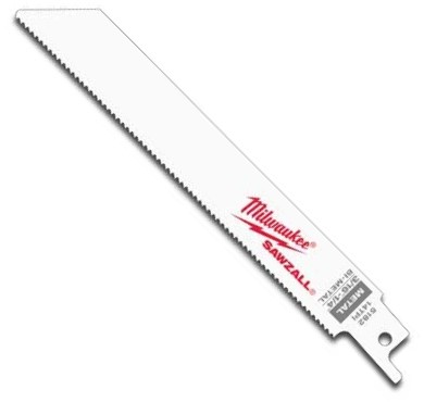 Milwaukee 48-01-6184 6" x 18TPI Sawzall Blade for Metal Cutting 3/4 ...
