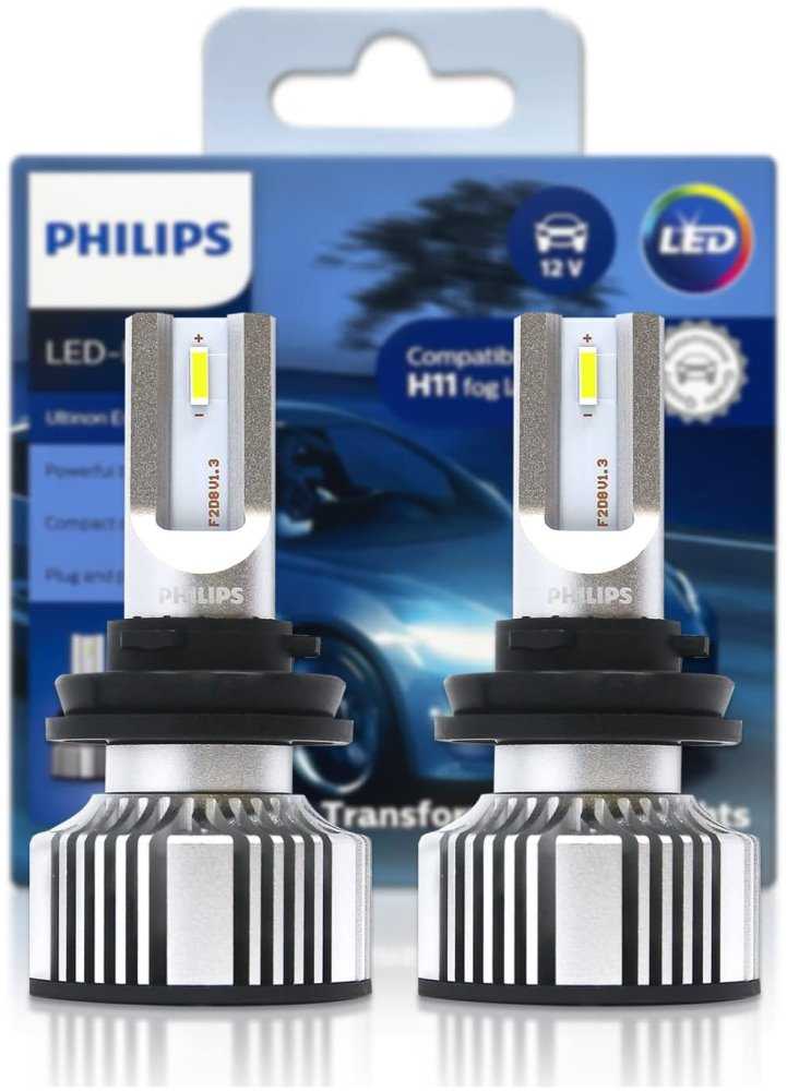 Philips H11 Ultinon Essential LED Fog Lights - 2 per Package
