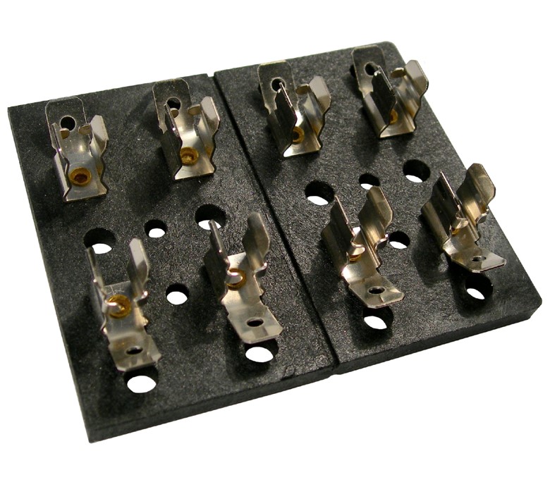 Pico 0909A 30 Amp Rated 4-Gang Glass Tube Fuse Block for AGC & SFE ...