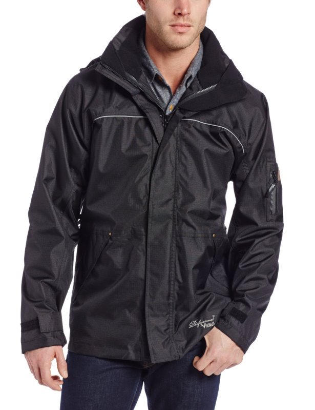 Viking Wear 3910JB Men's Black Professional Thor 300D Trilobal Rain ...