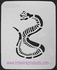 Airbrush Tattoo Stencil Snake