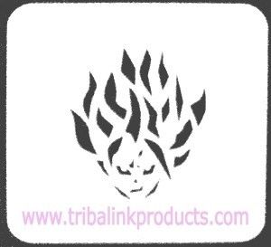 Dragon Ball Z Stencil