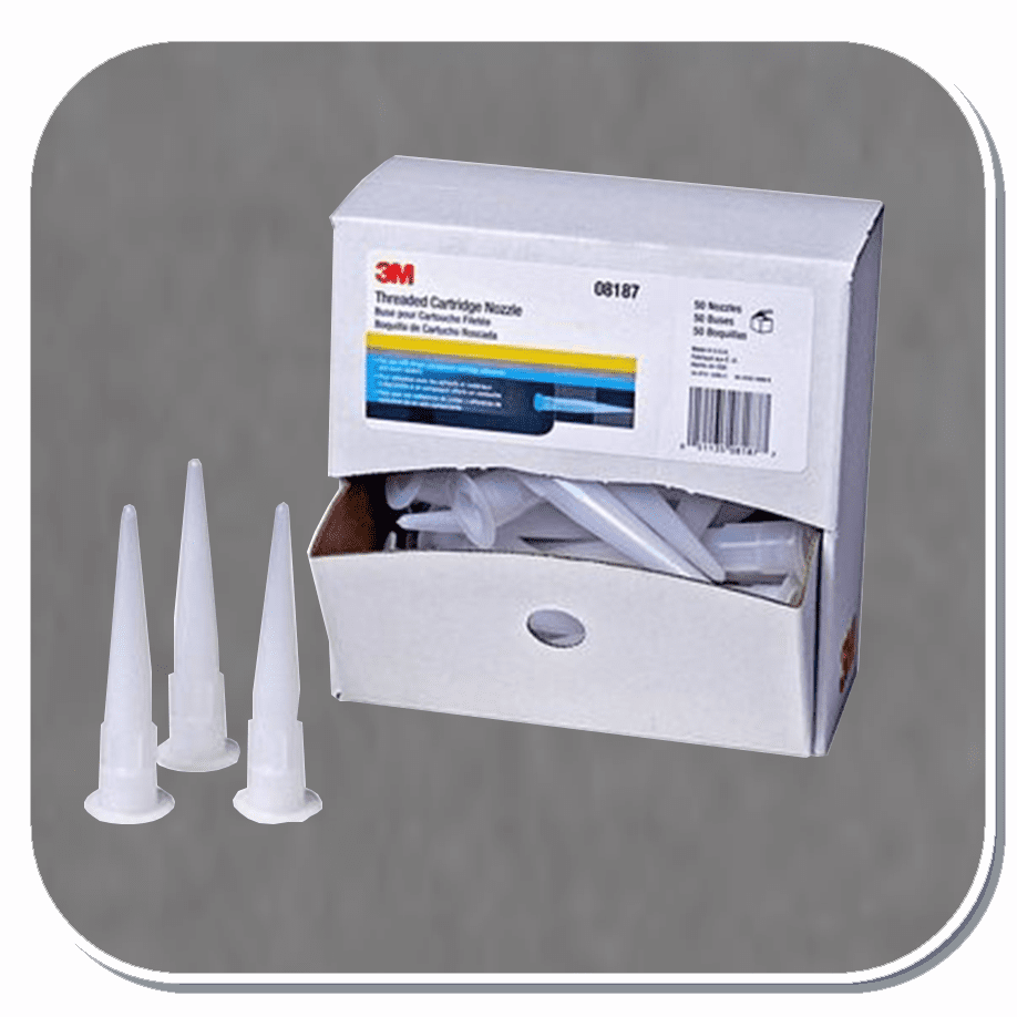 3M™ Threaded Cartridge Nozzle, 08187, 50 per carton