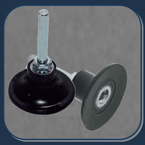 3in ROLOC STYLE 1/4 ARBOR BACKUP PAD