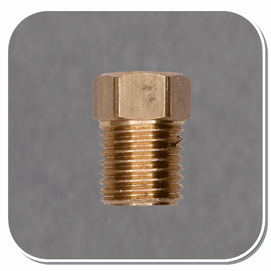 AUV-30 Brass Inverted Flare Nut for 3/16 Tubing Size